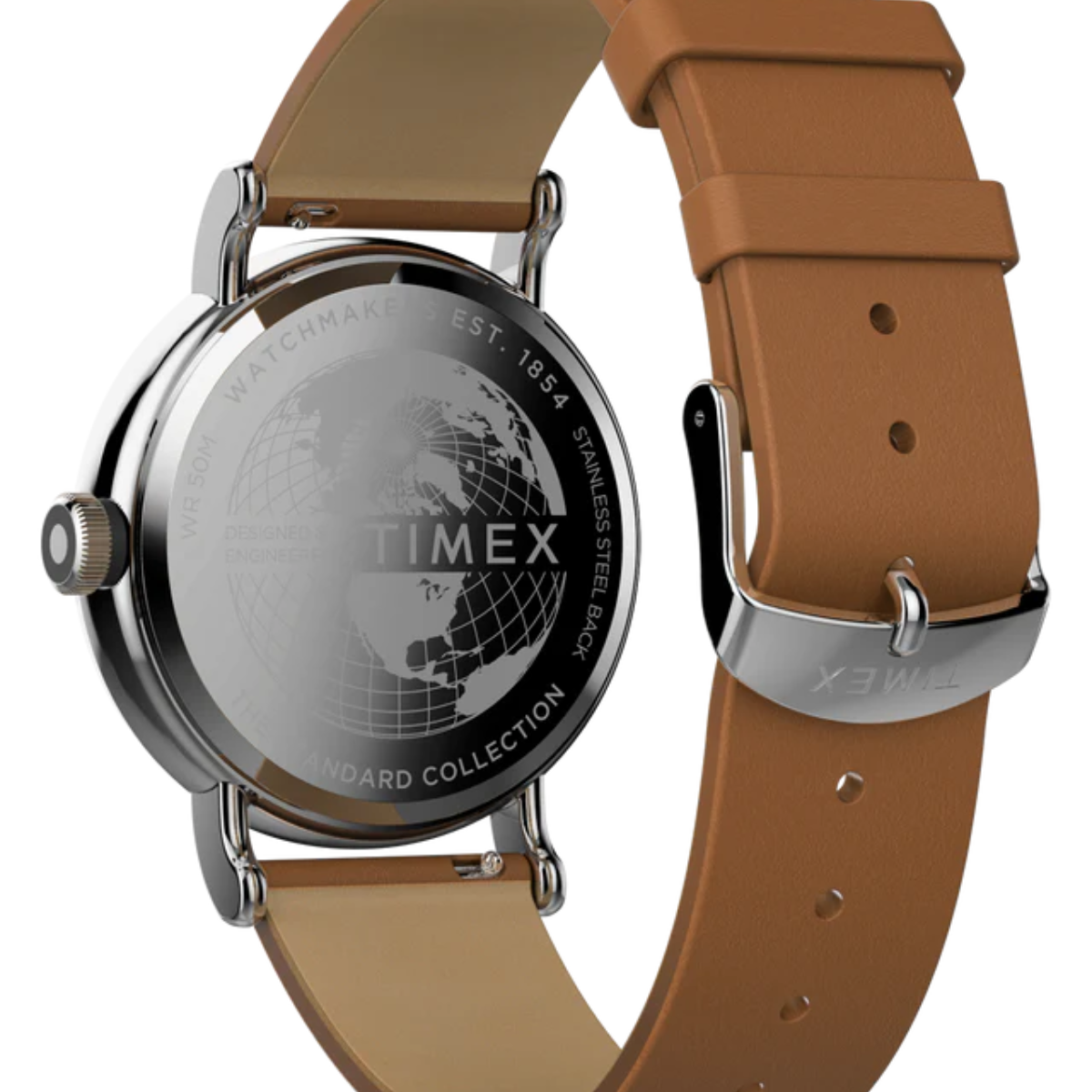 Timex Standard Sub-Second 40mm Apple Skin Leather Strap Watch – London Lush
